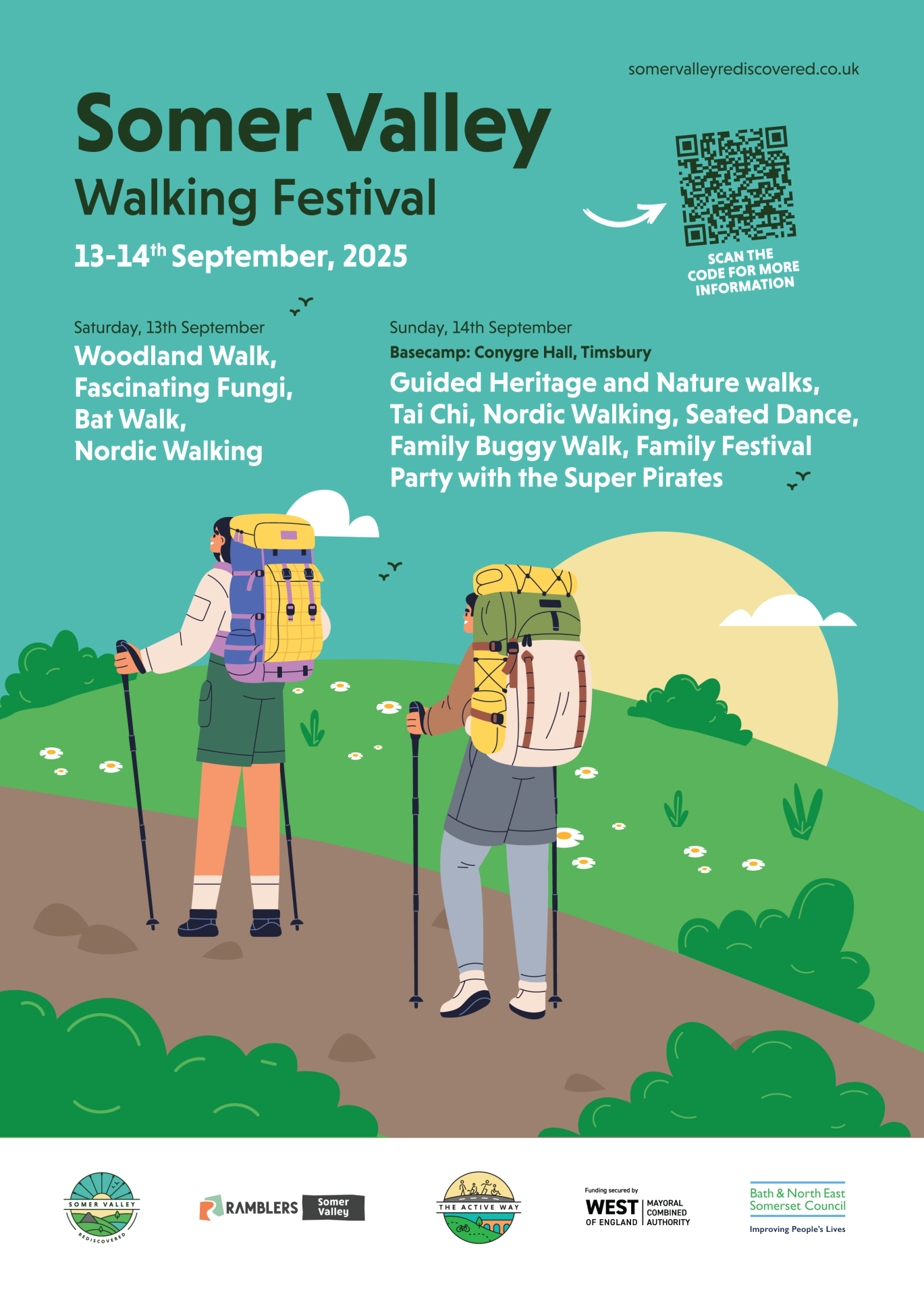 Somer Valley Walking Festival - various walks - Bathscape Landscape ...